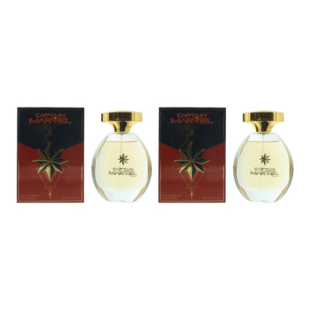 Marvel Captain Marvel Eau de Parfum 100ml x 2