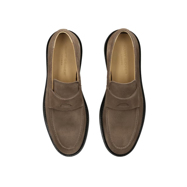 Kurt Geiger London Suede Bank Penny Loafers