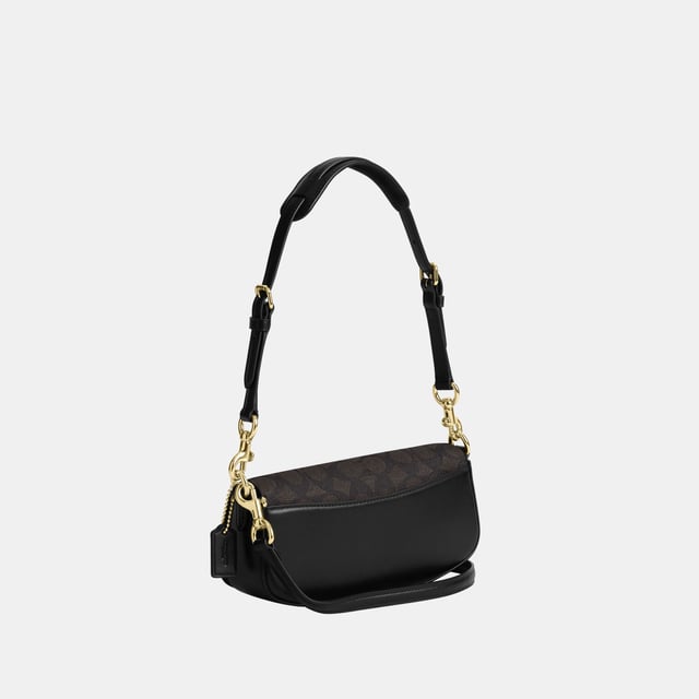 Andrea Small Shoulder Bag in Signature Canvas