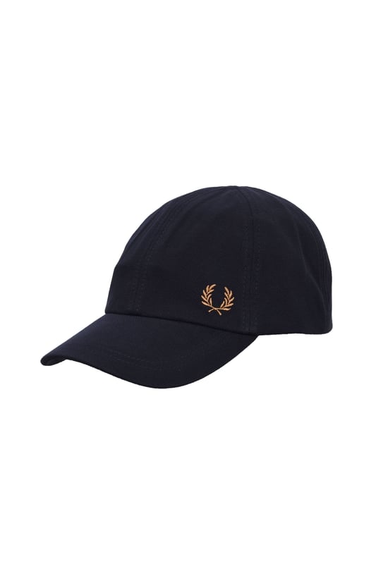 Fred Perry Pique Classic Cap Navy/Dark Caramel