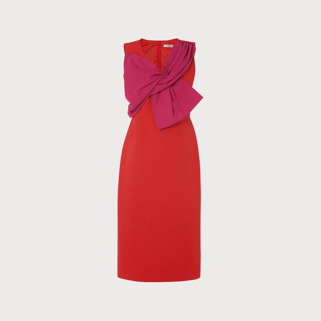 LK Bennett Sabella Dress, Red