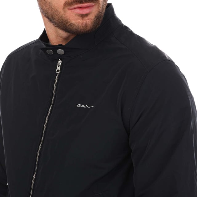Men's Gant Technical Biker Jacket in Navy