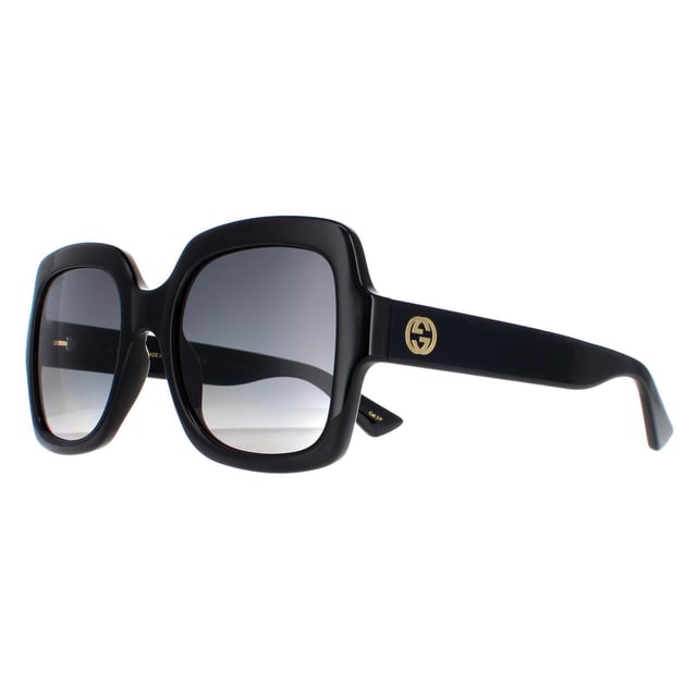 Gucci Square Womens Black Grey Gradient GG1337S