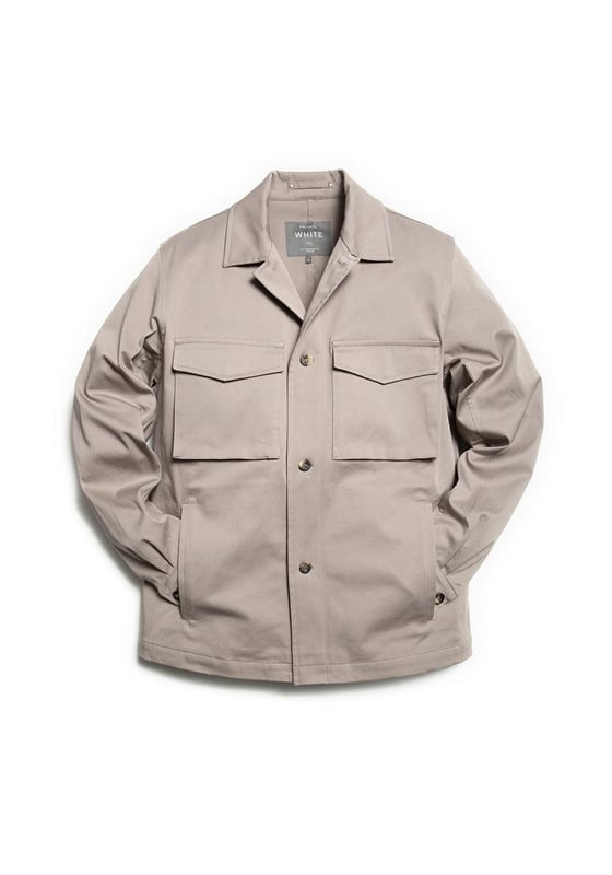 The Cotton Four Pocket Shacket 2.0-Stone