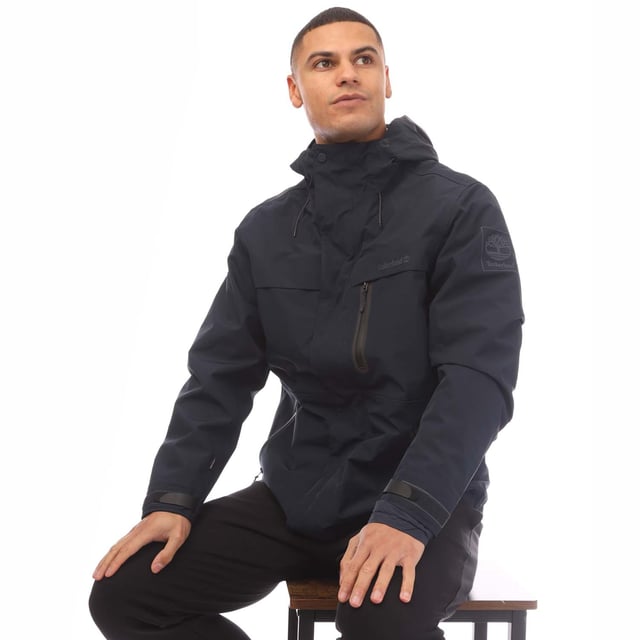 Men's Timberland Benton Super Waterpoof 3 in 1 Down Jacket in Navy