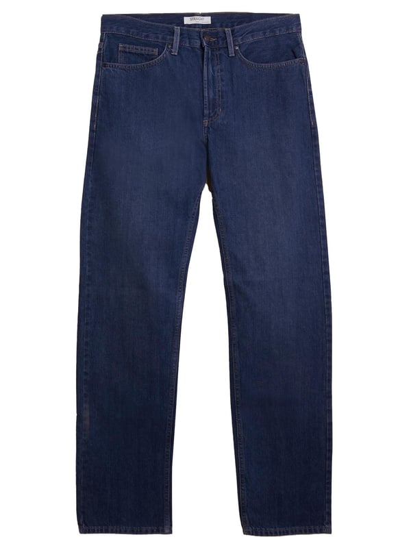 EX M&S | Mens Straight Fit Jeans - Dark Blue