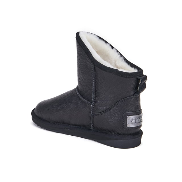 Australia Luxe Cosy Xtra Short Buff Leather Crow Boots