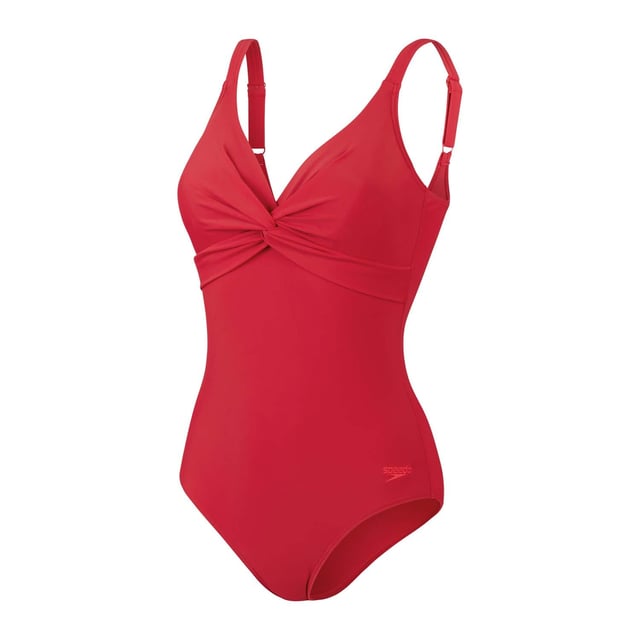 Women's Speedo Shaping Brigitte Swimsuit in Red