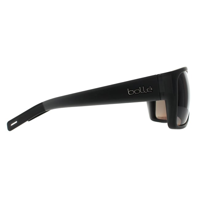 Bolle Square Mens Matte Crystal Black Volt+ Gun Polarised Sunglasses