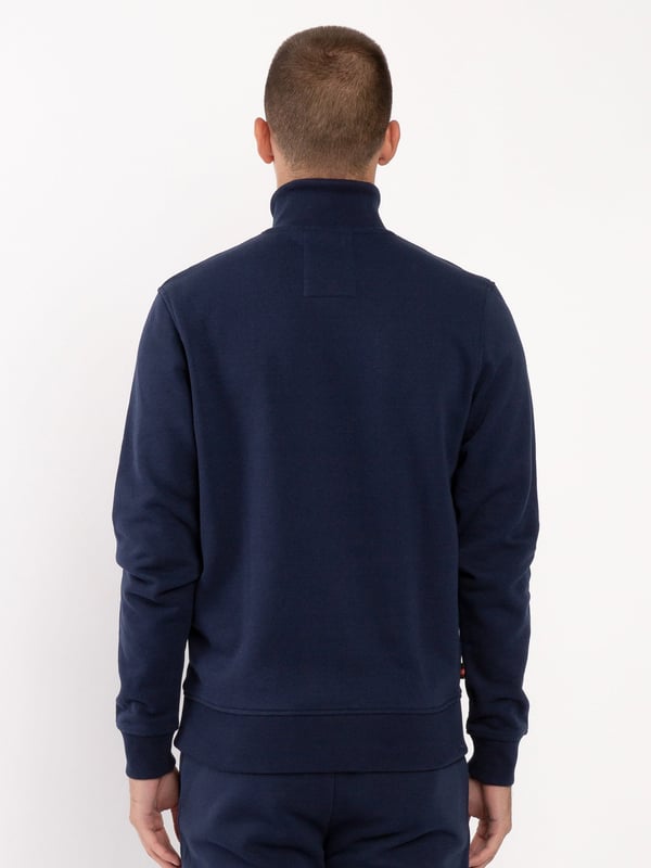 Men's Luke 1977 Higgs Quarter Zip Sweatshirt in Navy