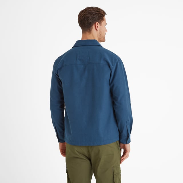 Maley Mens Shacket - Inky Blue