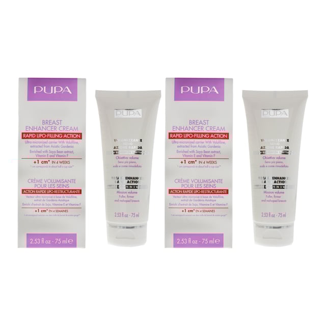 Pupa Breast Enhancer Rapid Action Cream 75ml x 2