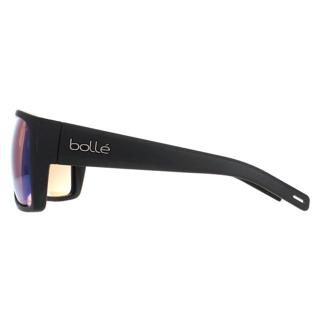 Bolle Square Mens Matte Black Phantom+ Polarized Photochromic Falco ...