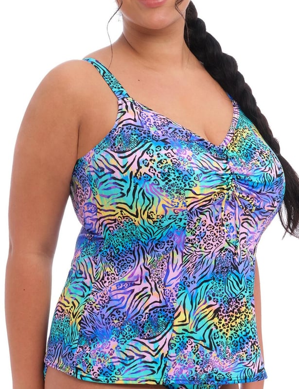 Elomi Electric Savannah Moulded Tankini Top