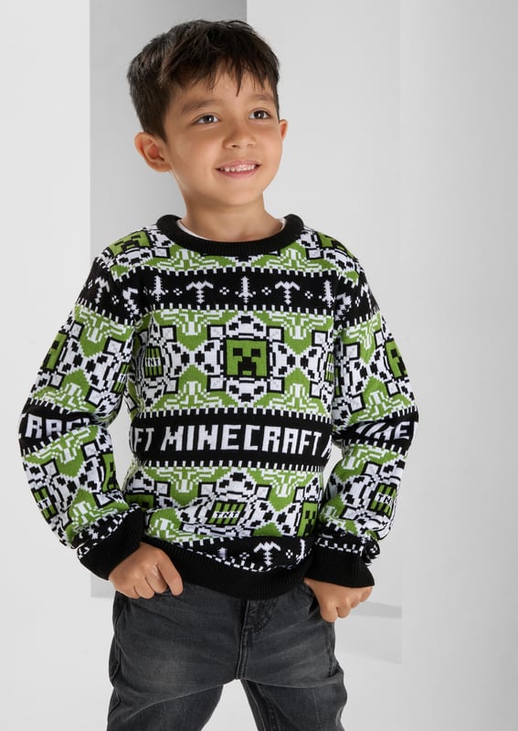 Mikey Minecraft Green Jumper