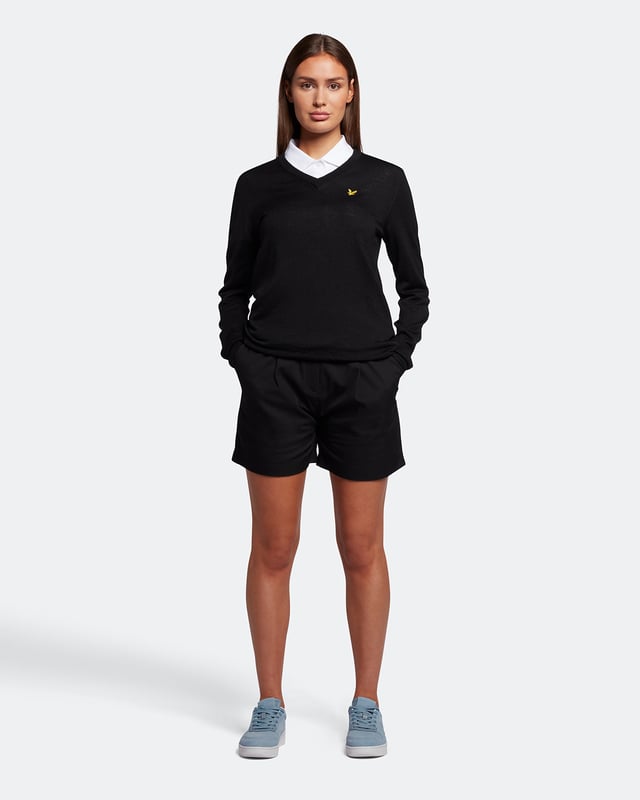 Lyle & Scott Womens Golf Shorts in Black