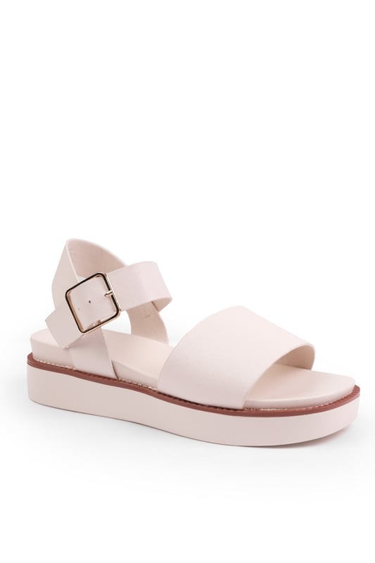 Where's That From Womens 'Phoenix' Classic Flat Sandals With Strap And ...