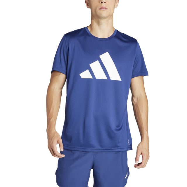 Men's adidas Run It T-Shirt in Dark Blue