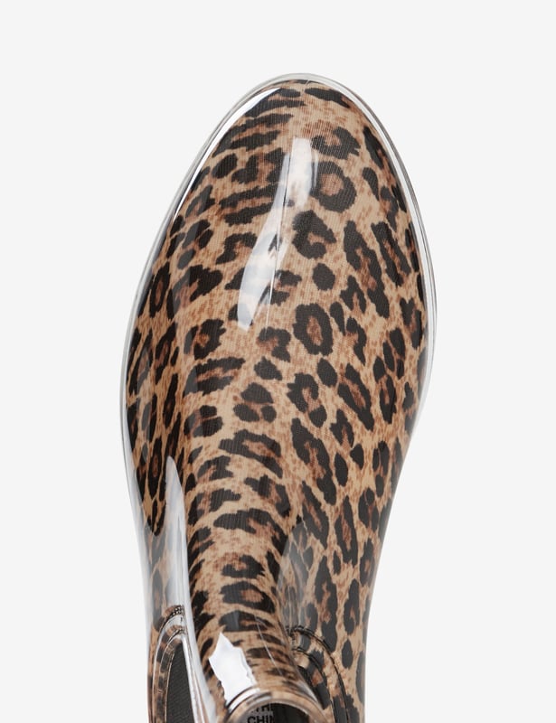 Womens Rivers Leopard Chelsea Gumboot