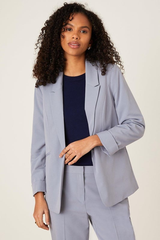Turnback Cuff Blazer