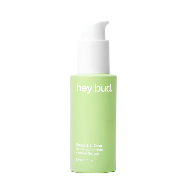 Hey Bud Smooth It Over 10% Niacinamide + Hemp Serum - Balances Oil ...