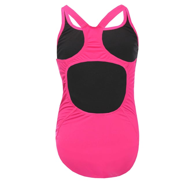 Girl's Speedo Eco Endurance Medalist Swimsuit in Pink