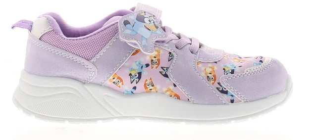 Bluey Infants Girls Trainers Janine Lace Up purple