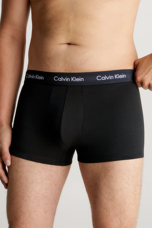 Calvin Klein 3 Pack Men's Cotton Stretch Low Rise Trunk