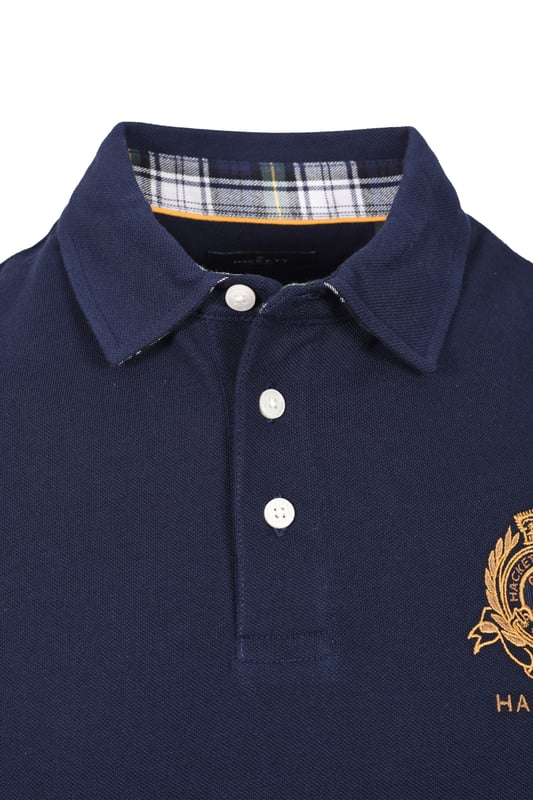 Hackett Heritage Logo Polo Navy