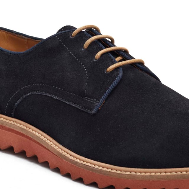 Base London Coby Suede Navy Shoes