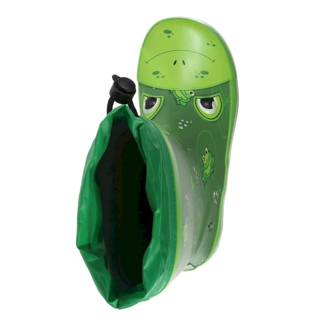 Regatta Childrens/Kids Mudplay Jnr Frog Square Wellington Boots (Frog ...