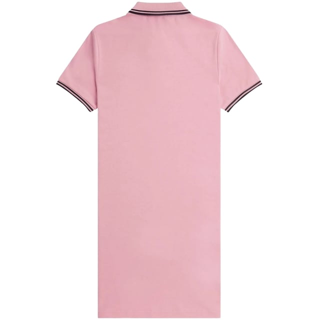 Fred Perry Chalky Pink Polo Shirt Dress