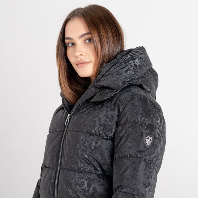 Dare 2B Womens/Ladies Influence Swarovski Padded Jacket (Black)