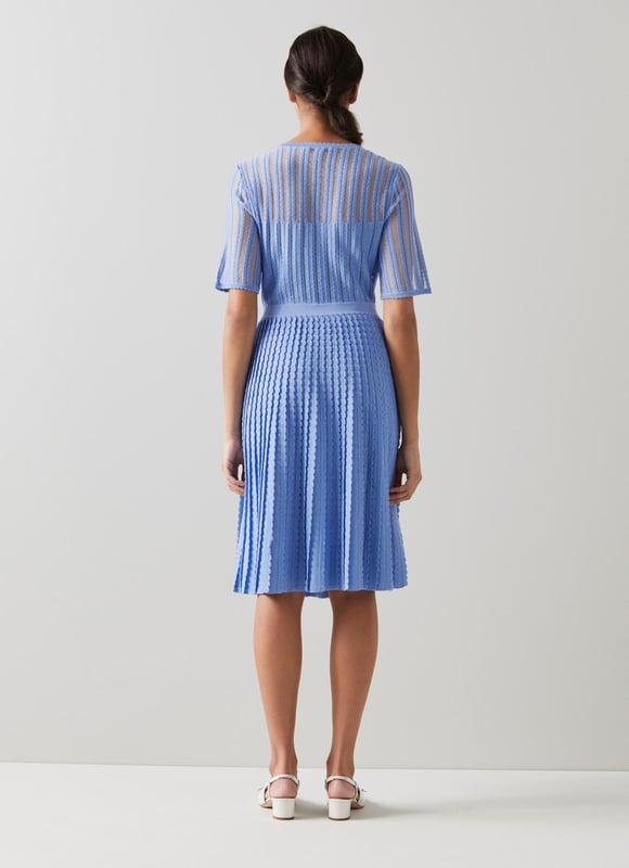 LK Bennett Anna Dress, Hyacinth