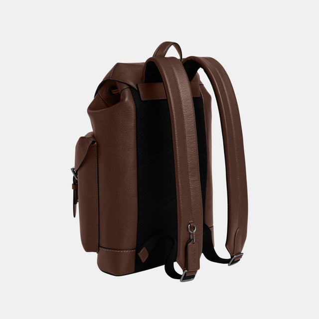 Warner Backpack in Pebbled Leather