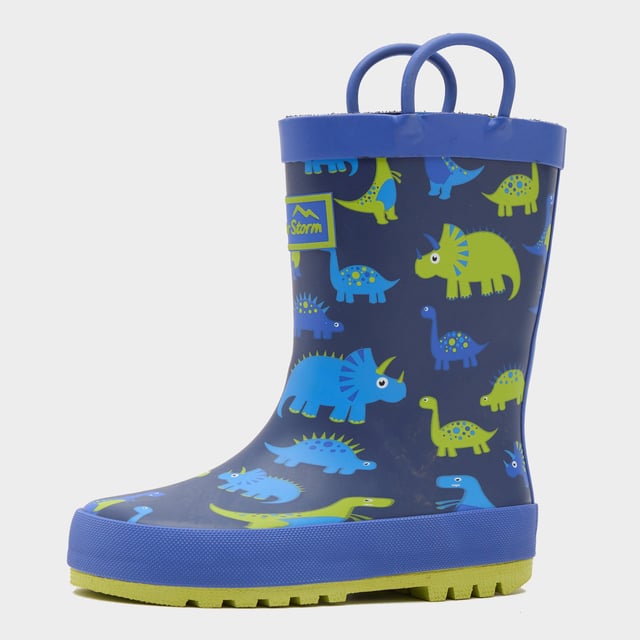 Peter Storm Kids' Dinosaur Wellington Boots