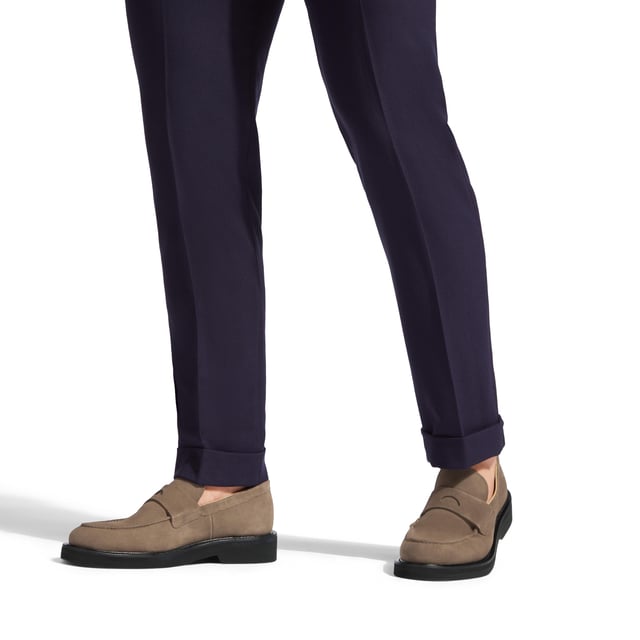 Kurt Geiger London Suede Bank Penny Loafers