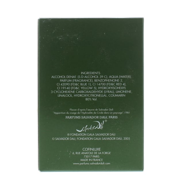 Salvador Dali Agua Verde Eau de Toilette 30ml