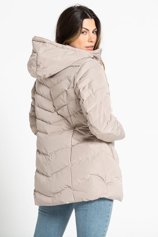 Longline Puffer Jacket