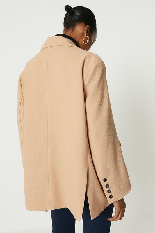 Longline Double Button Blazer