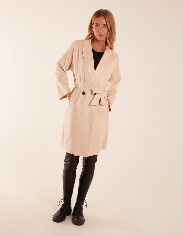 Waist Detail Trench Style Jacket