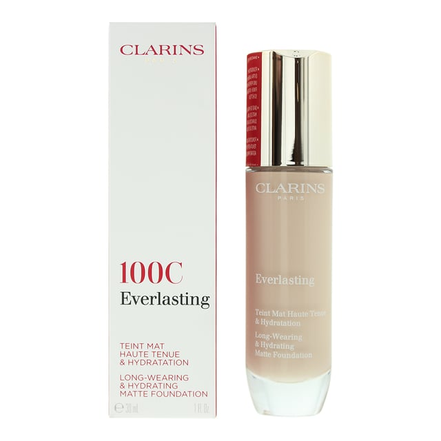 Clarins Everlasting Long Wearing & Hydrating Foundation 30ml 100C Lily