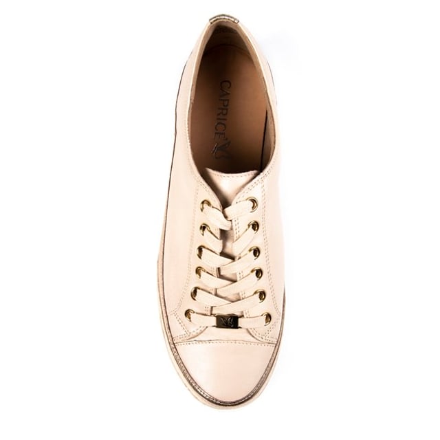 Cream Perlato Caprice 23654 Trainers