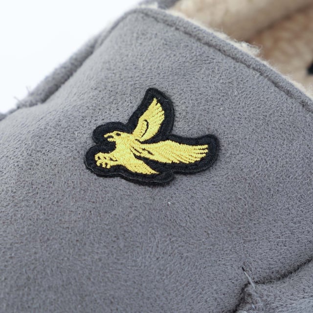 Men's Lyle And Scott Aspen Moccasin Slipper in Grey