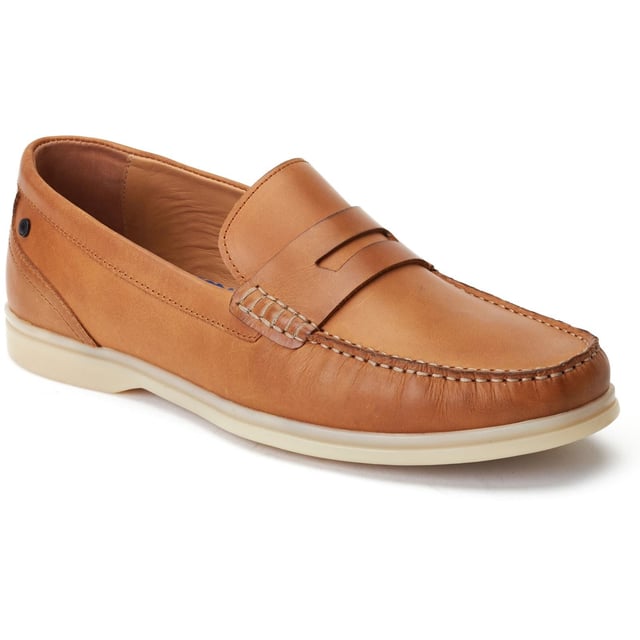 Base London Marlin Läder Herr Loafers Burnt Tan