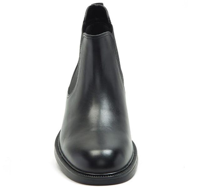 Thomas Crick Ladd Leather Black Mens Chelsea Boots