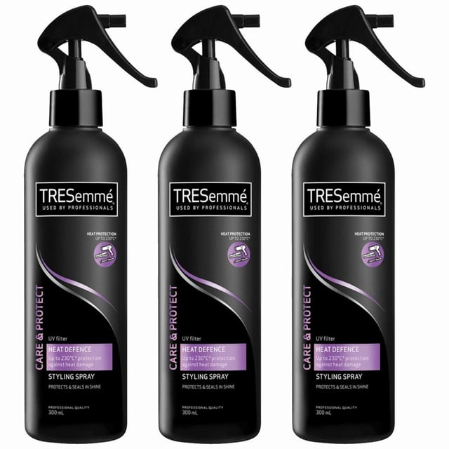 TRESemme Heat Defence Up to 230*C* Protection Hair Spray, Pack of 3, 300ml