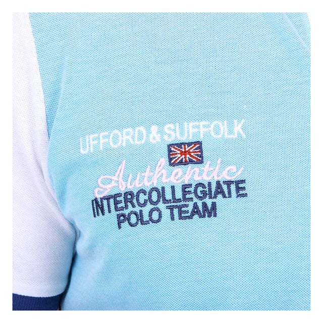 Ufford & Suffolk Polo Club Mens Polo Short Sleeves US009 TURQUOISE