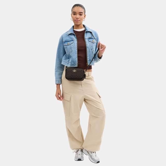 Mini Jamie Camera Bag in Signature Canvas