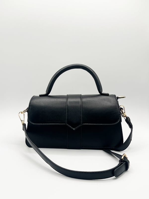 Small Crossbody Hard Top Handle Bag